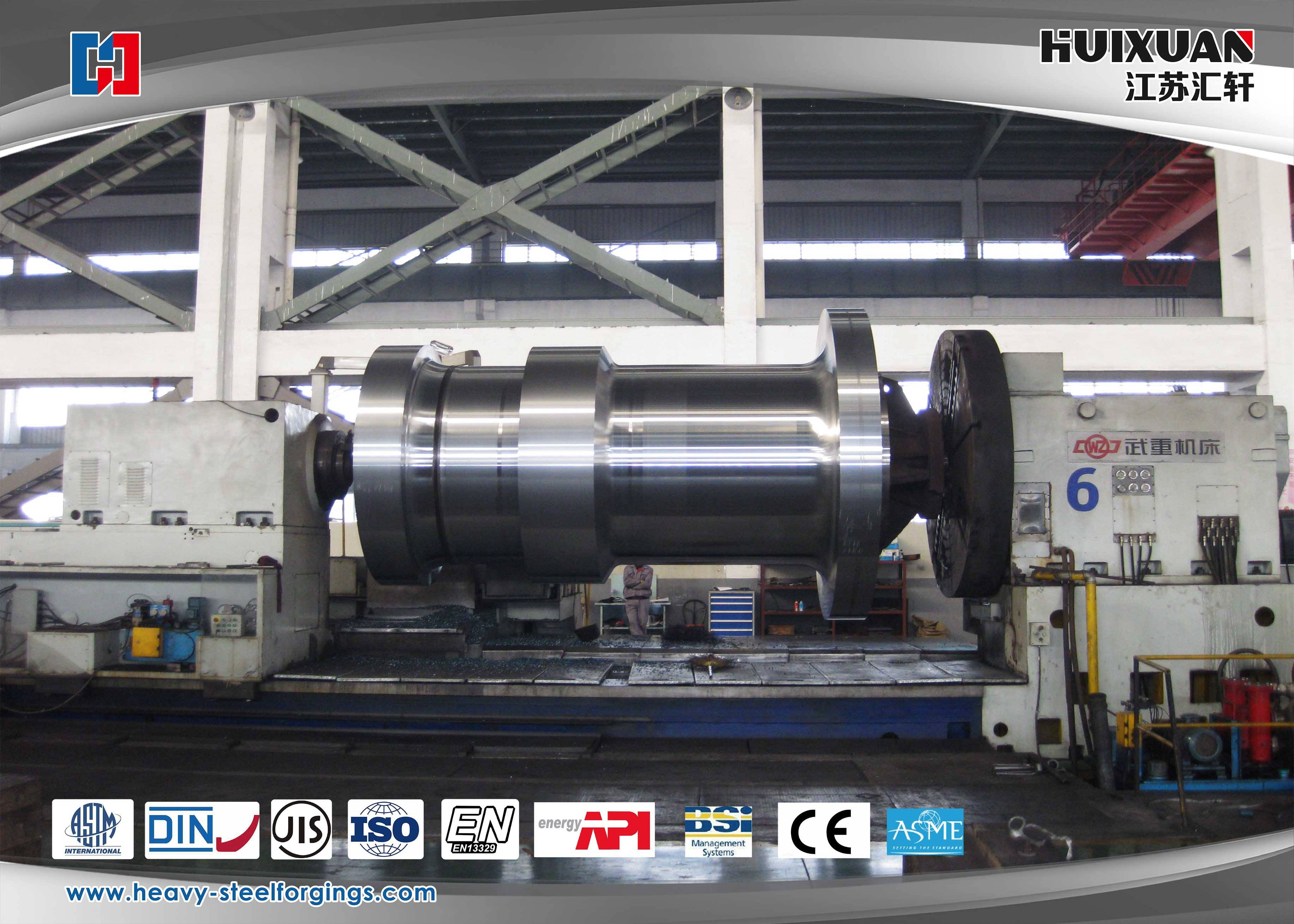 20SiMn / 35SiMn / 4140 Water Turbine Generator Shaft Forging DIN Standard